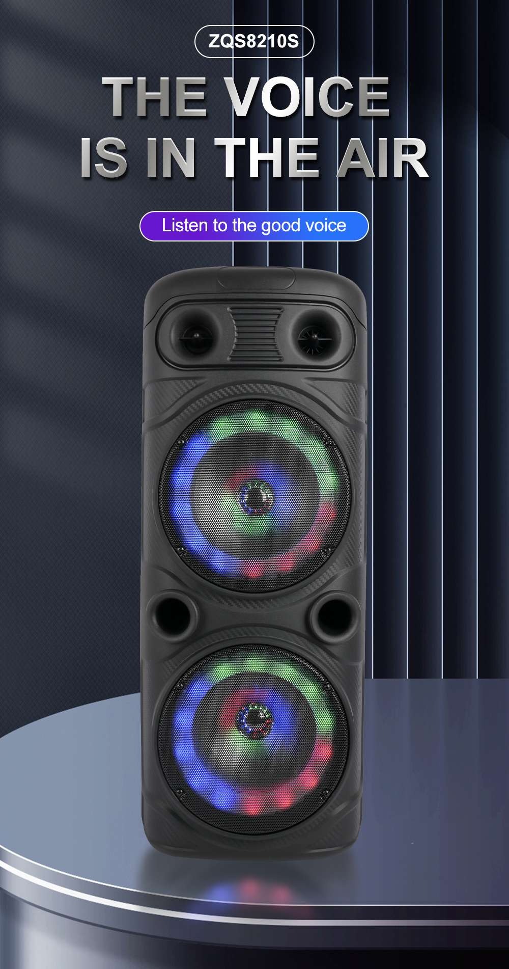 Xienan - SING-e Parlante Karaoke ZQS 8210s - Control - Microfono Inalam ...